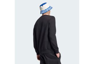 adidas Originals Sweatshirt TREFOIL ESSENTIALS CREW mit Rundhalsausschnitt, ohne Verschluss, aus Baumwolle und Polyester