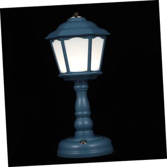 OSALADI Retro Kleiner Tischlampe Usb Nachttischlampe Dimmbare Augenpflegelampe Mit 3 Helligkeitsstufen Blaue Led Lampe Dekoration F&uuml;r Schlafzimmer Desktop