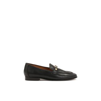 Kazar Monogrammierte Slip-On-Lederschuhe - - Shoes - Damen - Schwarzk - 36 EU