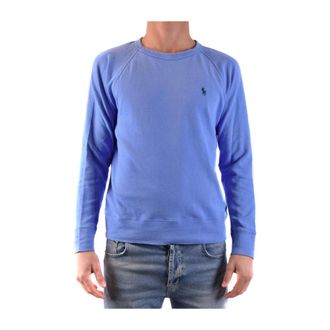Polo Ralph Lauren Homme, Sweatshirts et sweats &agrave; capuche, Bleu, Taille: L Raglan Sleeve SweaT-shirt