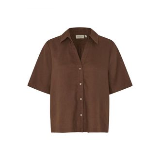 Masai Femme, Blouses et Chemises, Brun, Taille: 42 FR Chemises
