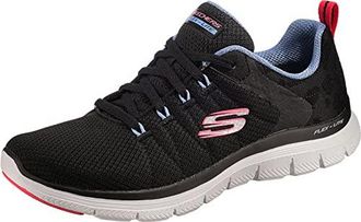 Skechers Baskets Flex Appeal 4.0 Elegant Ways pour Femme, Noir/Multicolore, 41 EU