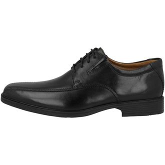 Clarks Herren Tilden Walk Oxford-Schuh Derby, schwarzes Leder, 41.5 EU