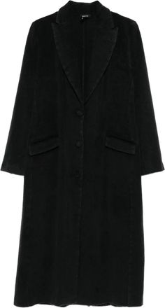 Avant Toi manteau à simple boutonnage - Noir