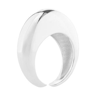 Federica Tosi Ring New Stone - - Accessories - Damen - Grau - M