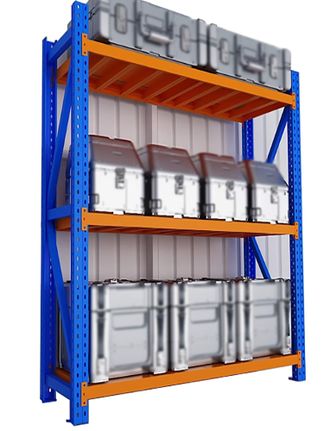 Generic Robustes Garagenregal mit hoher Tragf&auml;higkeit, langlebiges Metallregal f&uuml;r Werkstatt-Lagerl&ouml;sungen