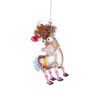 Butlers Weihnachtskugel Pferd Hang ON | Christbaumkugel Glas, Weihnachtsbaumschmuck lustig, kreative Baumschmuck f&uuml;r Weihnachten, Weihnachtsdeko f&uuml;r Girlande 