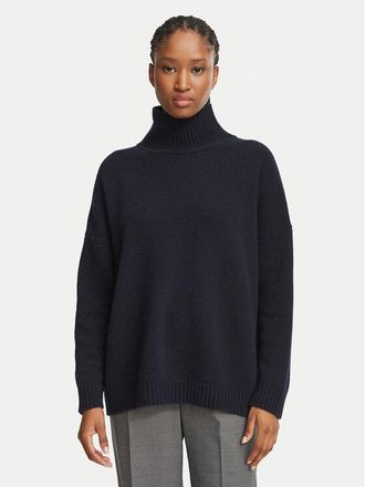 Max Mara Rollkragenpullover Borgia 2625366142 Dunkelblau Relaxed Fit
