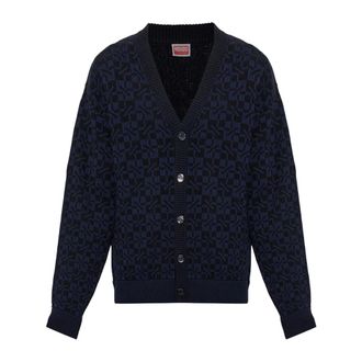 Kenzo Cardigan - Homme - Pulls - Bleu - Taille: S