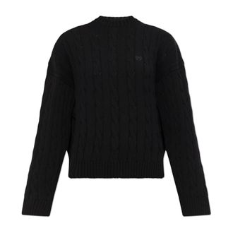 Balenciaga Baumwollpullover - - Knitwear - Damen - Schwarzk - S