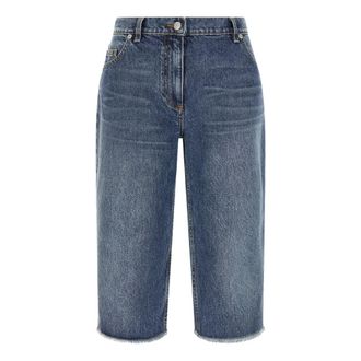 Magda Butrym 08 Jean Capri Taille Basse - Femme - Shorts - Bleu - Taille: 34 FR