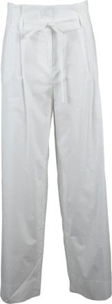 Kaos Kaos, Femme, Pantalons, Blanc, Taille: 38 FR Wide Pantalons
