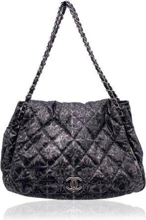 Chanel Sac bandouli&egrave;re vintage doccasion - Femme - Pre-owned - Gris - Taille: ONE Size