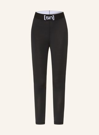 super.natural Funktionsw&auml;sche-Hose tundra175 Mit Merinowolle schwarz