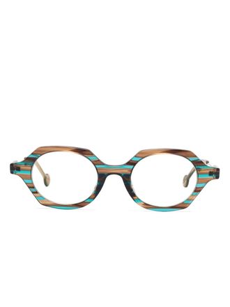 l.a.Eyeworks lunettes de vue Jibz - Marron
