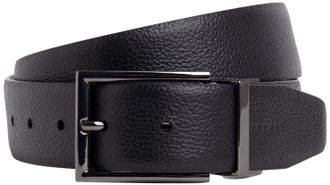 Hackett Herren Reversible Belt, Black (Black/Brown), 26