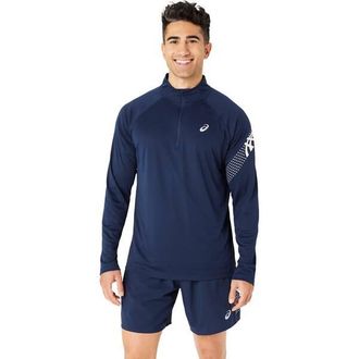 Asics Herren T-Shirt ICON LS 1/2 ZIP