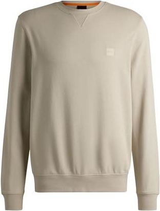 BOSS Hommes Westart Sweat Regular en Molleton de Coton avec Patch logot&eacute;