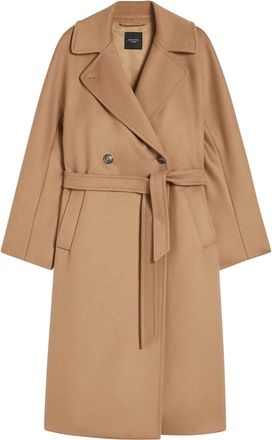 Max Mara Knielanger Mantel - Camel