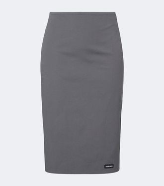 Miu Miu Bleistiftrock aus Popeline