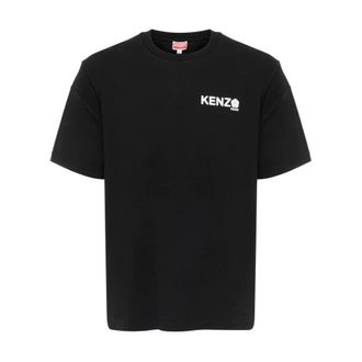 Kenzo Homme, Tops, Noir, Taille: S Fleur Classique 2.0 Mode Ff55Ts