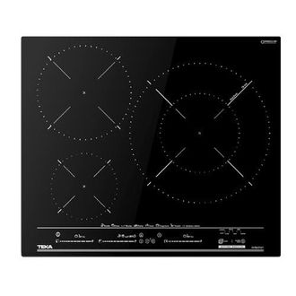 Teka Induktionskochfeld, 60 cm, 3 Kochplatten, Temperatursensoren, XL-Zone, Paella-Funktion, Touch Control MultiSlider, IZC 63632 MPT