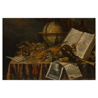 artboxONE Poster 90x60 cm St&auml;dte Vanitas-Stillleben - Bild edwaert Collier bildende Kunst edwaert Collier