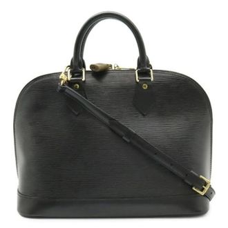 Louis Vuitton Sac &agrave; main en cuir Epi Pre-owned - Femme - Pre-owned - Noir - Taille: ONE Size