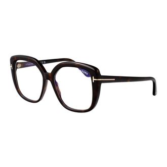 Tom Ford Femme, Accessoires, Brun, Taille: 53 MM Lunettes carr&eacute;es anti-lumi&egrave;re bleue