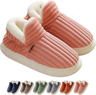 Generic Hausschuhe Winter, Warme Hausschuhe Cozy Weich W&auml;rme Rutschfest Cloud Hausschuhen Damen Herren(Rosa,40/41EU)