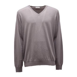 Paolo Pecora Wollpullover aus 100% Lana - - Knitwear - Herren - Grau - S