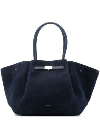 DeMellier New York suede shoulder bag - Blau