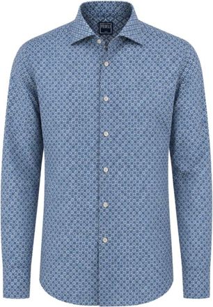 Fedeli Homme, Chemises, Bleu, Taille: XL Disty Style Shirt