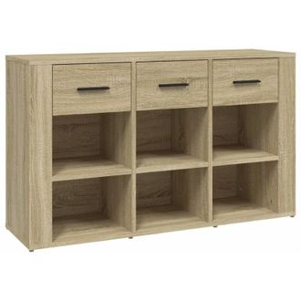 vidaXL Buffet Ch&ecirc;ne sonoma 100x30x59,5 cm Bois ding&eacute;nierie