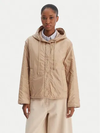 Max Mara &Uuml;bergangsjacke Agreste 2615481041 Beige Regular Fit