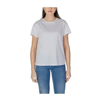 Liu Jo Femme, Tops, Blanc, Taille: 44 FR ECS Moda M/C Wa5148J4893 T-shirt