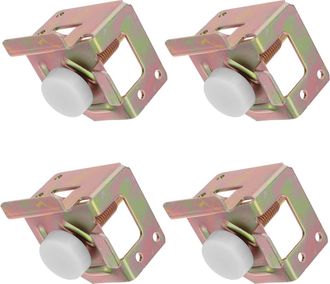 SOLUSTRE Verstellbare M&ouml;belf&uuml;&szlig;e 4 St&uuml;ck H&ouml;henverstellbare Nivellierf&uuml;&szlig;e aus Robustem Material Seitlich Montierbare M&ouml;belf&uuml;&szlig;e f&uuml;r Schr&auml;nke Tische und Werkb&auml;nke 