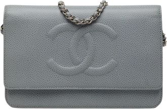 Chanel Pre-owned Flap Wallet on Chain - Femme - Pre-owned - Gris - Taille: ONE Size