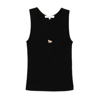Maison Kitsun&eacute; Damen, Oberteile, Schwarzk, SGr&ouml;&szlig;e