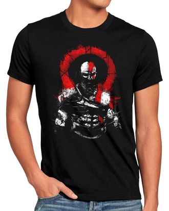 style3 Ultimate Kratos Herren T-Shirt Action Adventure Kratos Sparta, Gr&ouml;&szlig;e:3XL