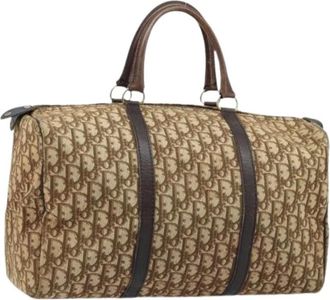 Dior unisex, Pre-owned, Beige, Taille: ONE Size Pre-owned Vintage Trotter Boston Bag