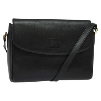 Burberry Pre-owned Leder Schultertasche - - Pre-owned - Damen - Schwarzk - ONE SIZE