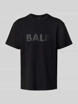 BALR. T-Shirt mit Logo und Rundhalsausschnitt