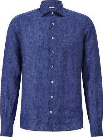 Stenstr&ouml;ms Homme, Chemises, Bleu, Taille: 2XL Chemise en Lin Style Classique