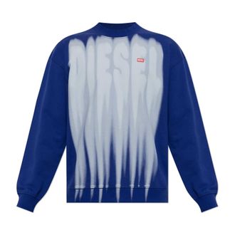 Diesel Homme, Sweatshirts et sweats &agrave; capuche, Bleu, Taille: 3XL SweaT-shirt S-Boxt-Aa1