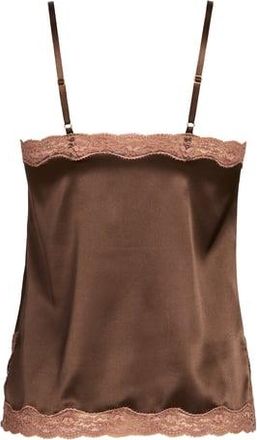 Vannina Vesperini Caraco die originale Seide gemischt - braun
