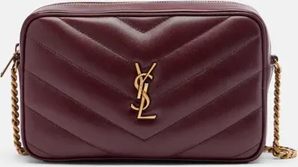 Saint Laurent Sac &agrave; bandouli&egrave;re Loulou Camera en cuir