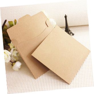 Artibetter 25 Stück Teiliges CD Taschen aus Robustem Kraftpapier Multifunktionale CD hüllen zum Schutz und Aufbewahrung Tragbare Haushalts CD Umschläge für Musik