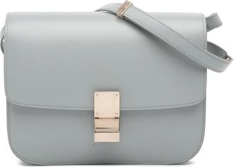 Celine Hobo Bags - Medium Liege Calfskin Classic Box - Gr. unisize - in Grau - f&uuml;r Damen