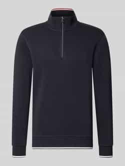 Christian Berg Sweatshirt mit Troyer-Kragen